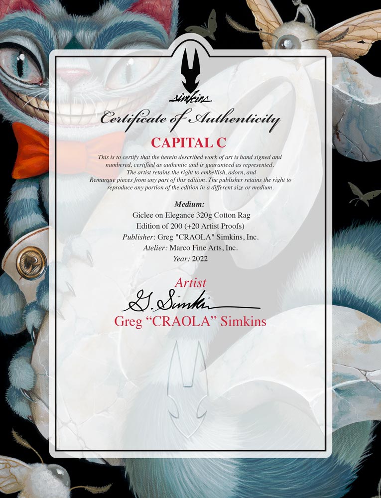 "Capital C" – Greg 'CRAOLA' Simkins, Inc.