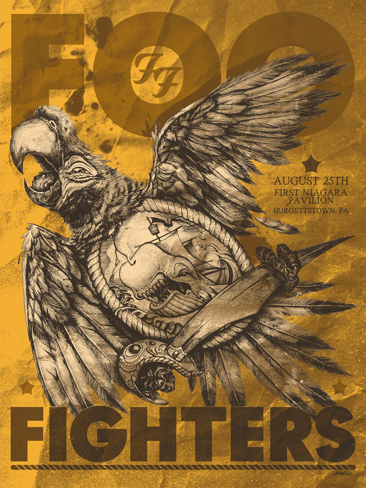 "Foo Fighters" Poster – Greg 'CRAOLA' Simkins, Inc.